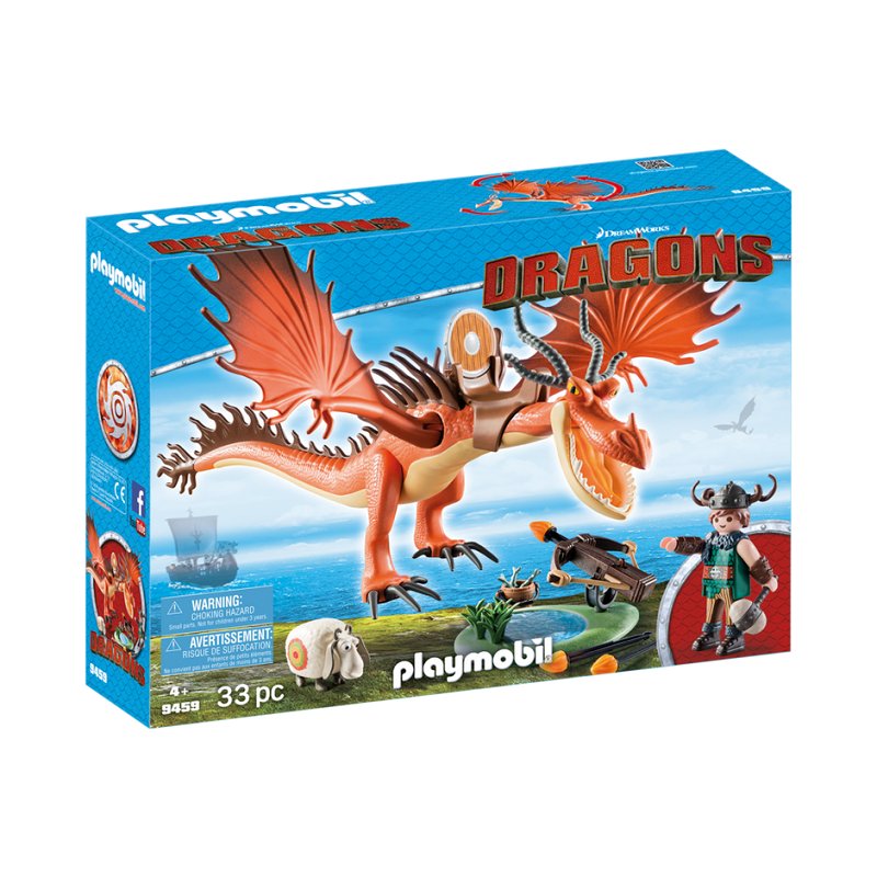 Playmobil 9459, Dragons Jak wytresować smoka, Sączysmark i Hakokieł Playmobil 9459, Dragons Jak wytresować smoka, Sączysmark i Hakokieł