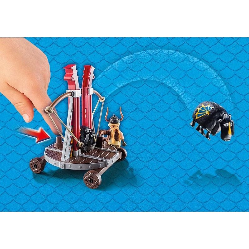 Playmobil 9461 - Pyskacz Gbur z katapultą do owiec Playmobil 9461 - Pyskacz Gbur z katapultą do owiec