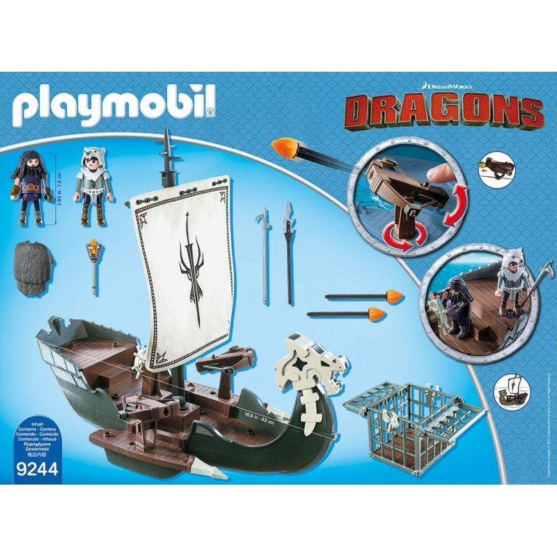 Playmobil 9244 - Dragons Jak wytresować smoka - Statek Dragos Playmobil 9244 - Dragons Jak wytresować smoka - Statek Dragos